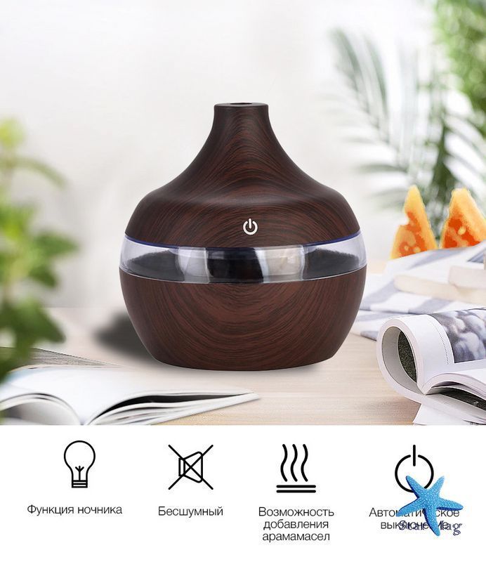 Увлажнитель воздуха Mini Atomization Humidifier с подсветкой ∙ ...