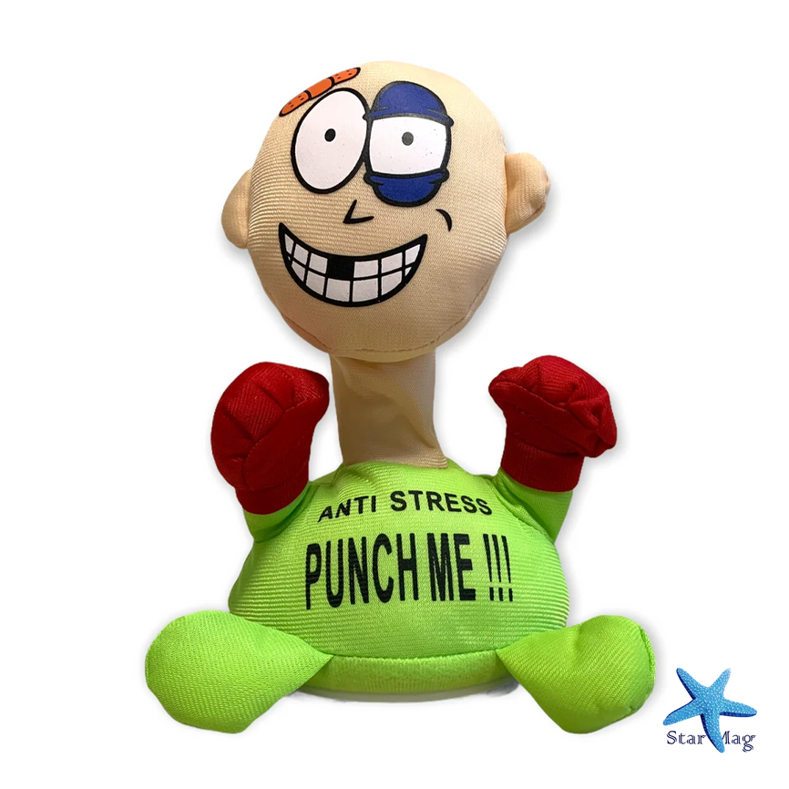 Мягкая интерактивная игрушка - антистресс PUNCH ME «Ударь меня» с ...